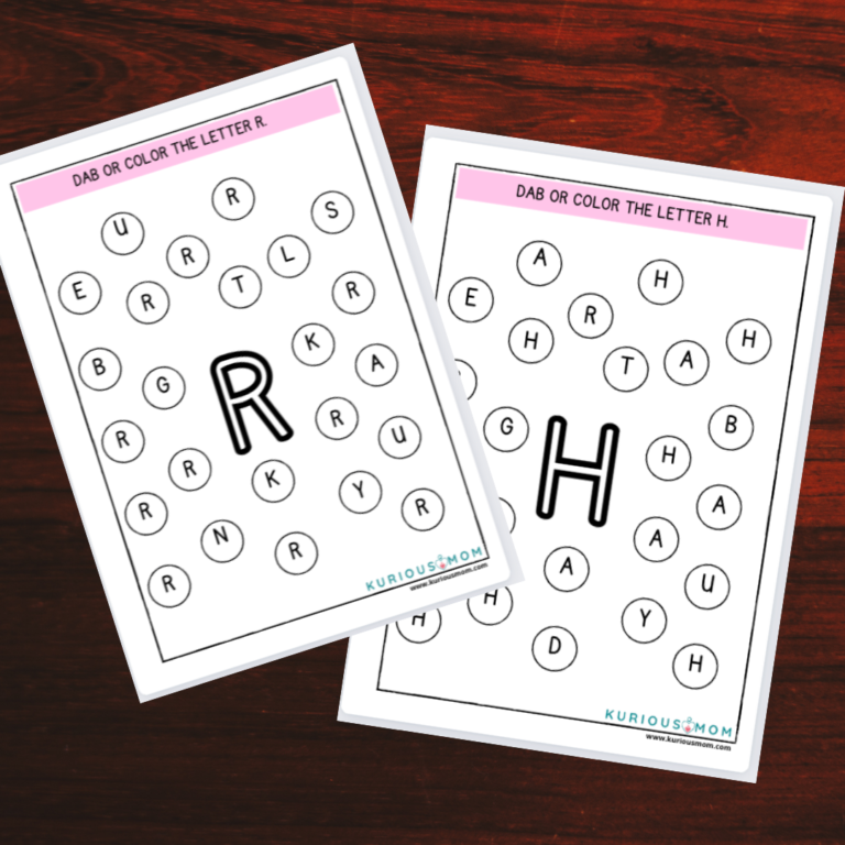 Dab or colour capital Alphabet Downloadable Printable Worksheet ...
