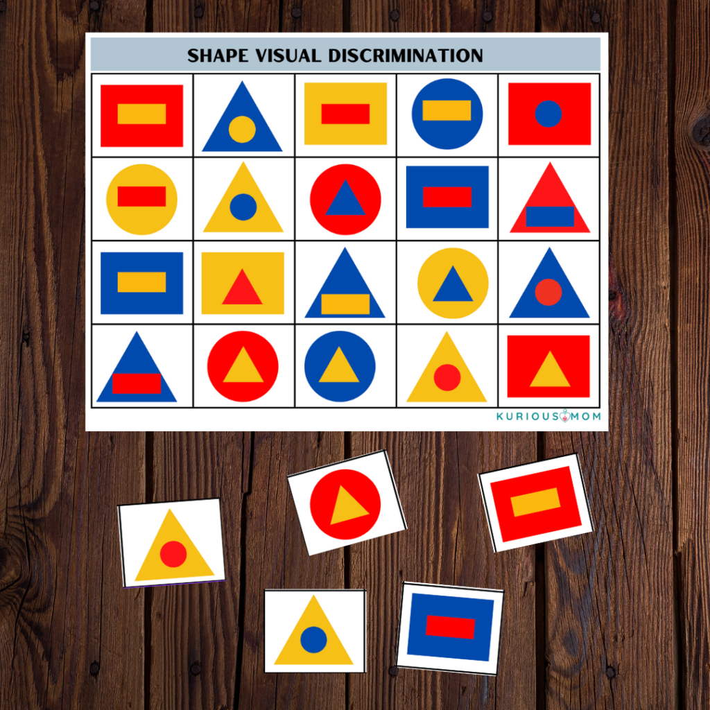 Shape match Activity Kit KMACT005 - KuriousMom Shop