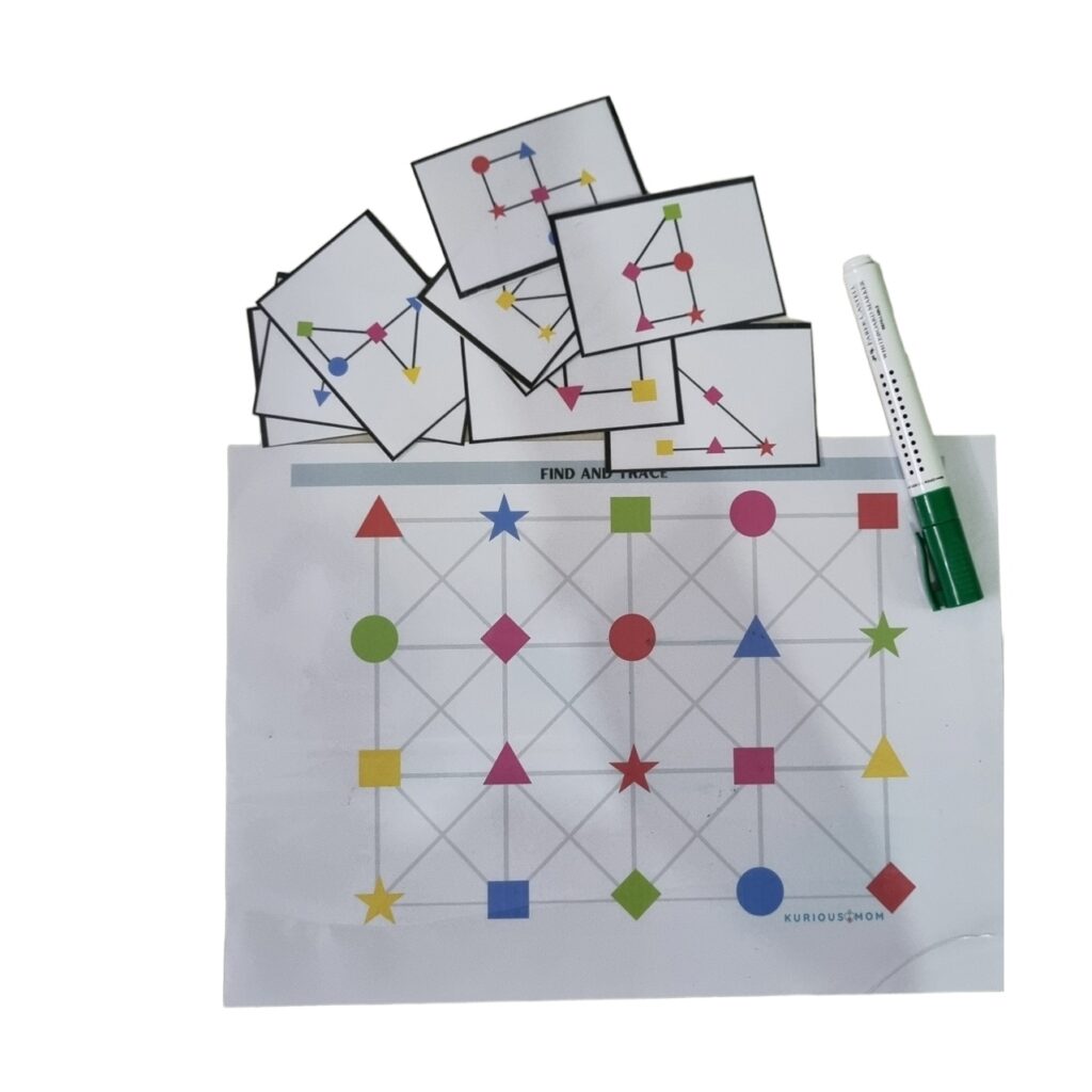 Find and trace activity kit KMACT018 - KuriousMom Shop