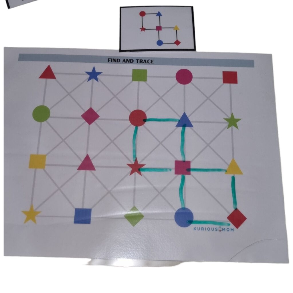 Find and trace activity kit KMACT018 - KuriousMom Shop