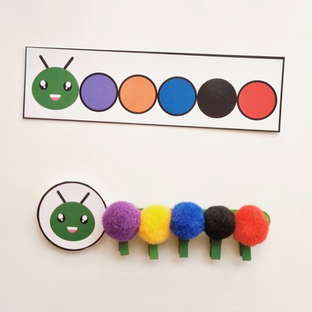 Caterpillar pattern activity for 3+ yrs kid KMACT046 - KuriousMom Shop