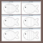 Fish tracing printable worksheet - KuriousMom Shop