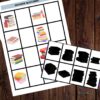 Brain booster shadow matching printable worksheet - KuriousMom Shop