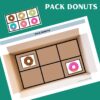 Pack donuts Activity worksheet - KuriousMom Shop